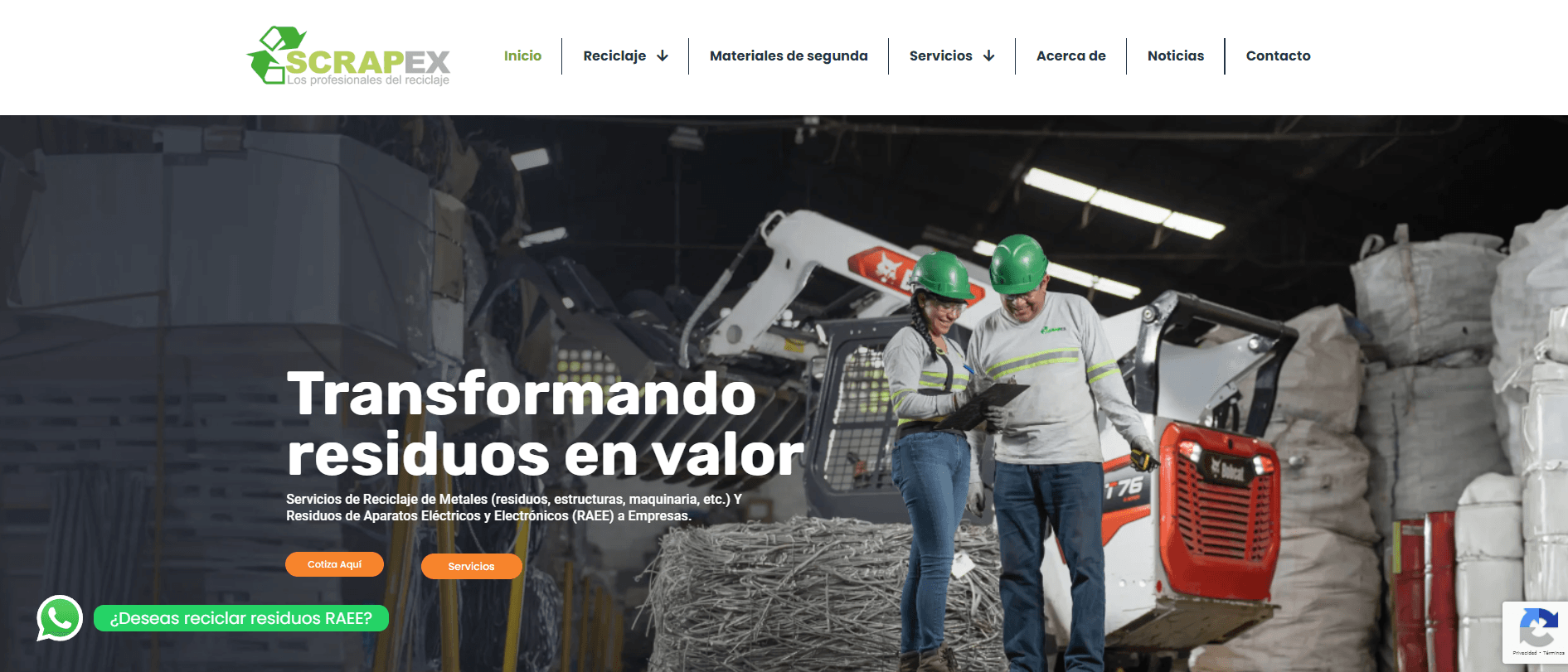 Bruno García de Scrapex afirma: "Ser verde implica un cambio de mentalidad y filosofía en las ...