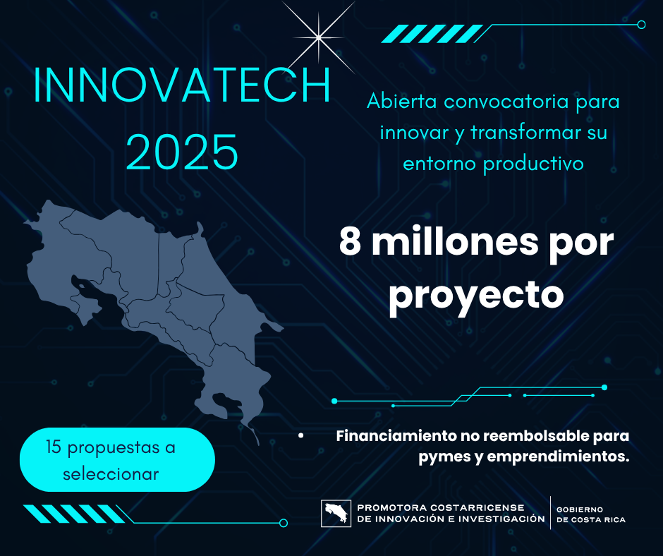INNOVATECH 2025 financia innovación en pymes de Costa Rica | PulsoCapital.com